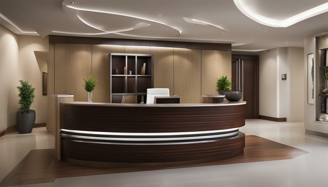 Turning an Apartment into an Office: Reception Desk Design Ideas