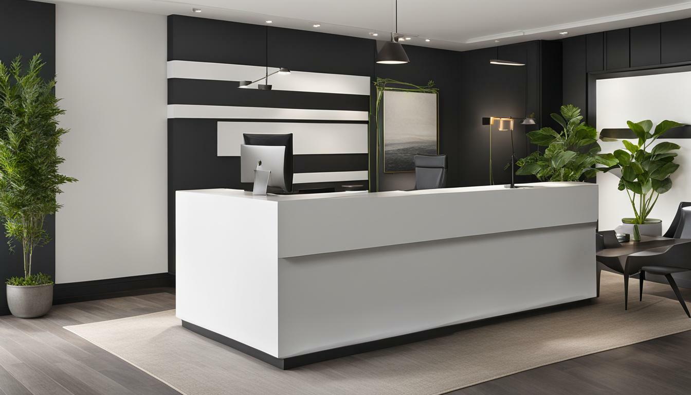 Turning an Apartment into an Office: Reception Desk Design Ideas